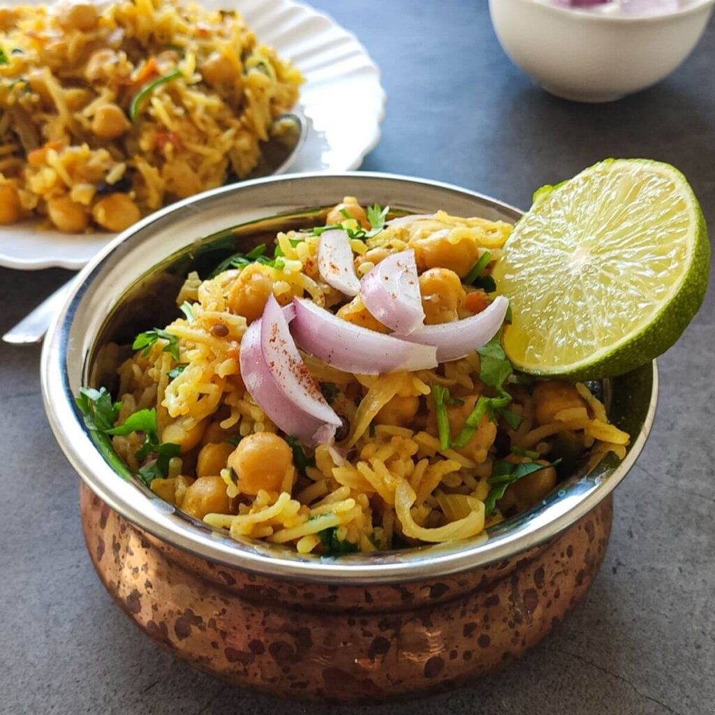 Chickpea rice - Garbanzo beans rice