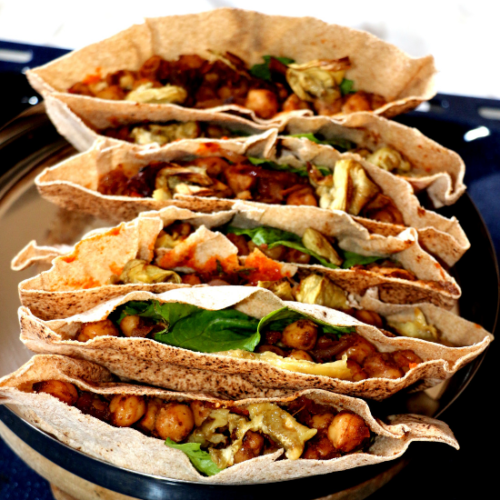 Vegan Arabic sandwich - Main course - Greenbowl2soul