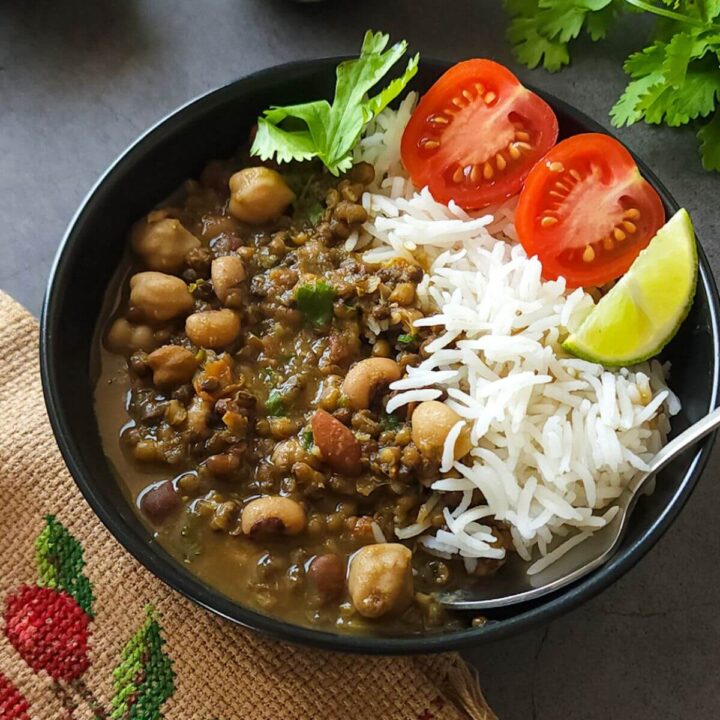 Indian beans curry - A delicious mixed Indian beans curry