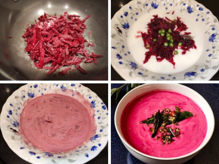 Beetroot Raita - Under 15 minutes tasty vegetarian recipe