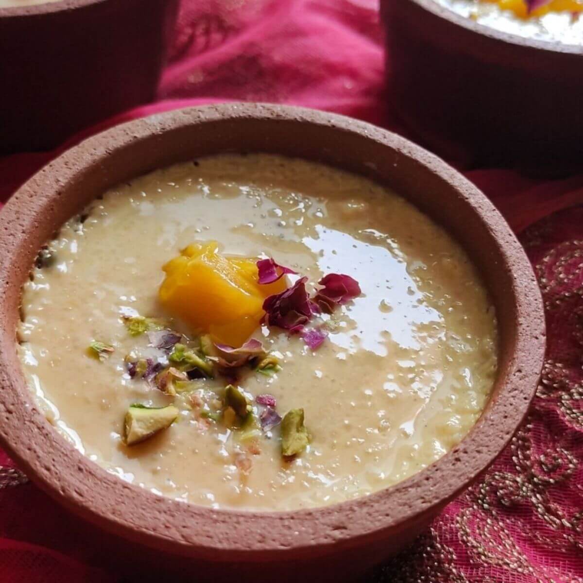 Mango Phirni An easy and delicious summer dessert
