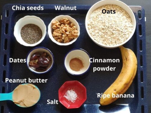 Vegan banana bread energy balls -healthy and easy no-bake energy bites