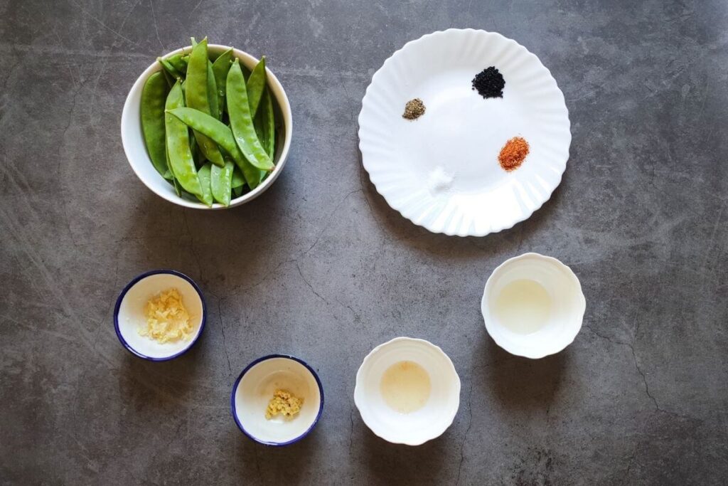 Stir-fried snow peas - A quick under 15 minutes Asian recipe