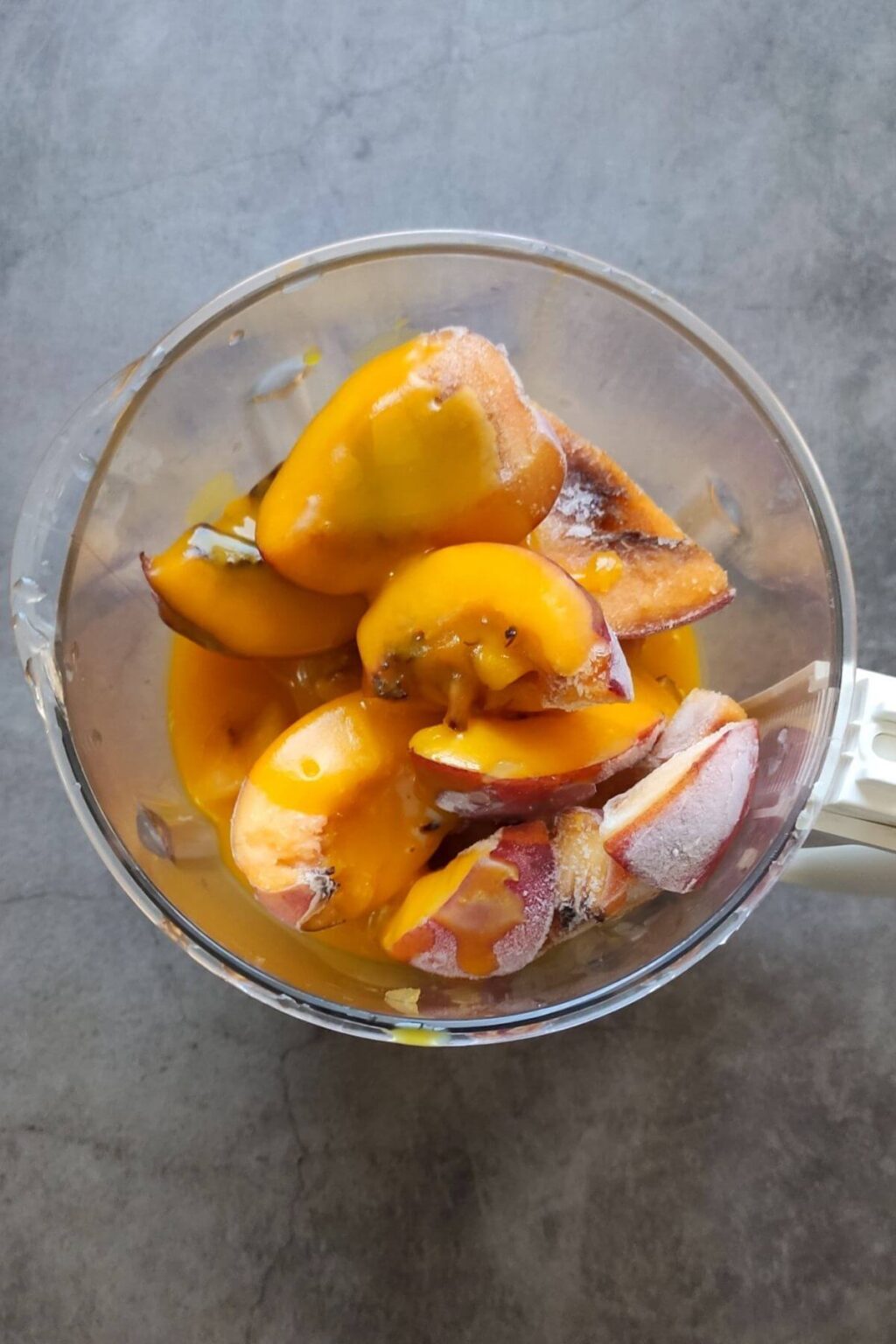 Peach Mango Smoothie - A 5 minutes recipe made with just 3 ingredients