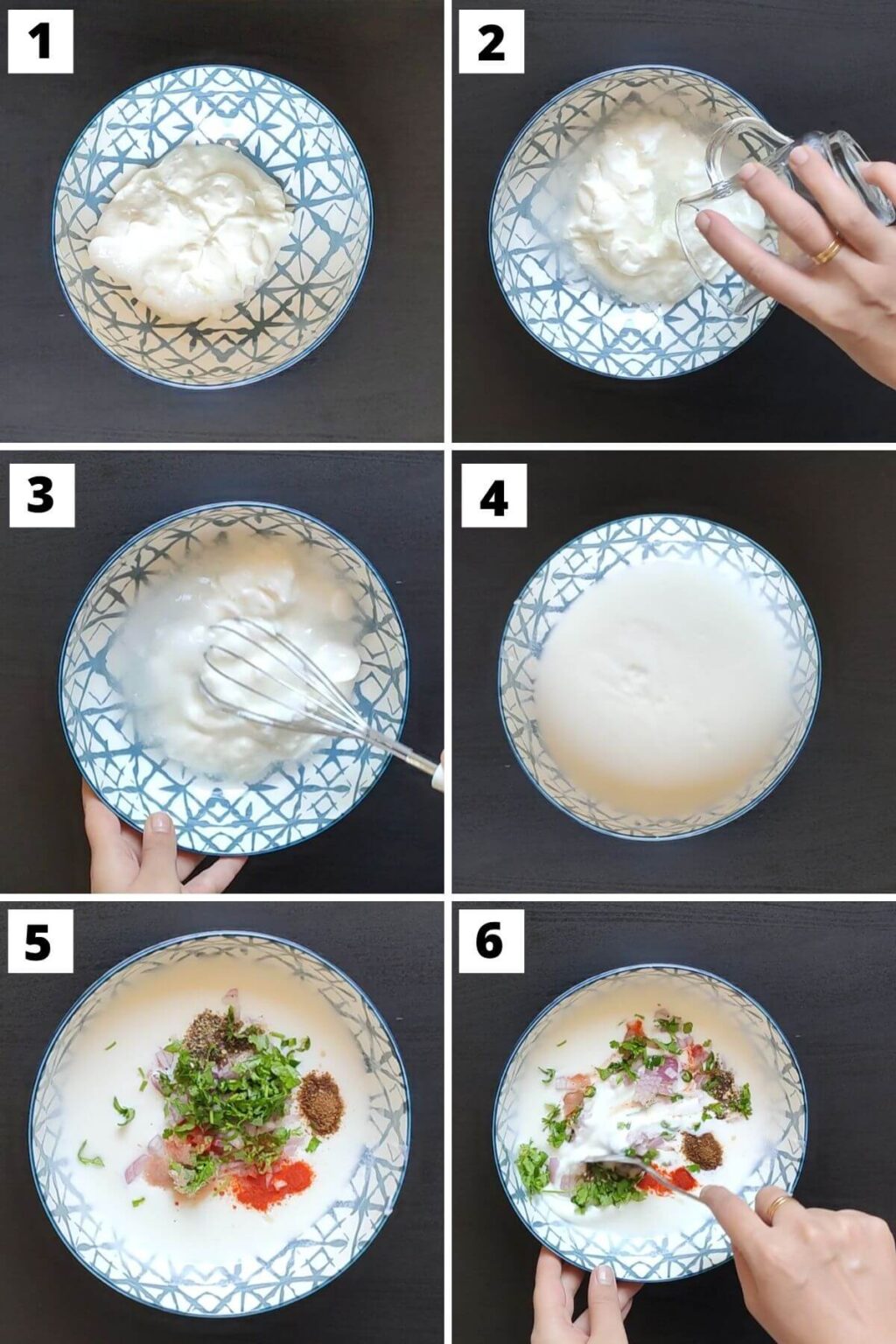 Onion raita - A quick 5 minute side dish recipe from India