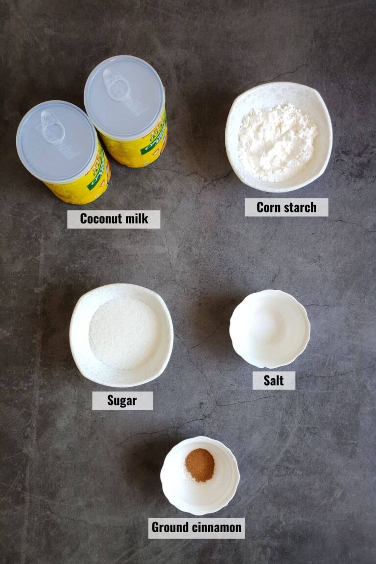 Tembleque - Puerto Rican pudding make with just 5 ingredients!