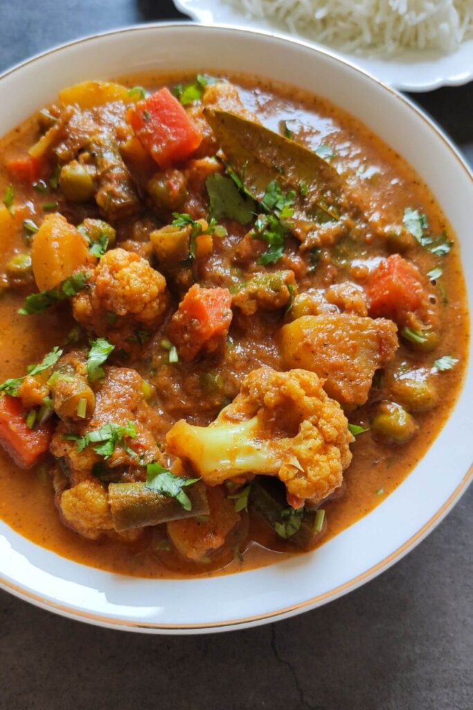 Indian vegetable curry