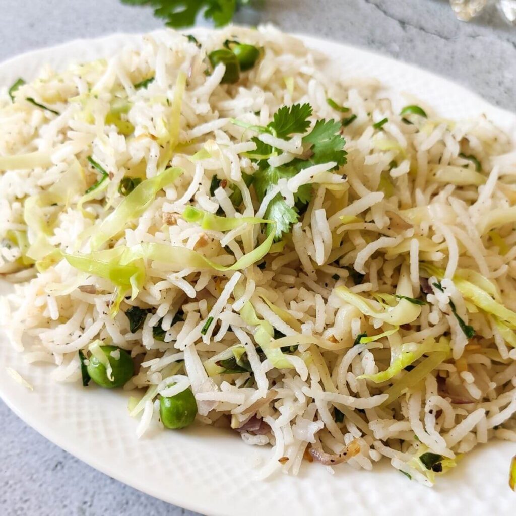 Cabbage rice - An easy under 30 minutes recipe