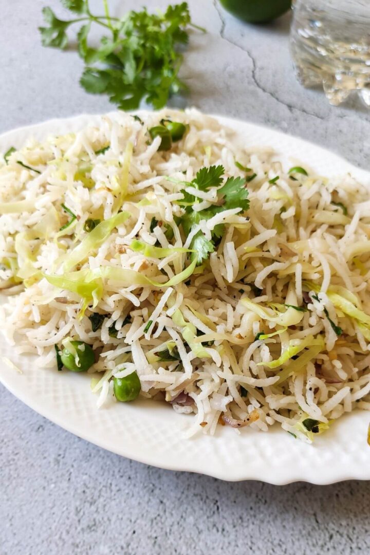 Cabbage rice - An easy under 30 minutes recipe