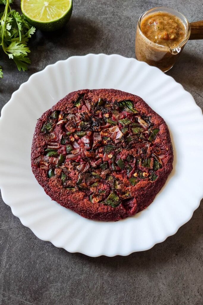 Beetroot Chilla