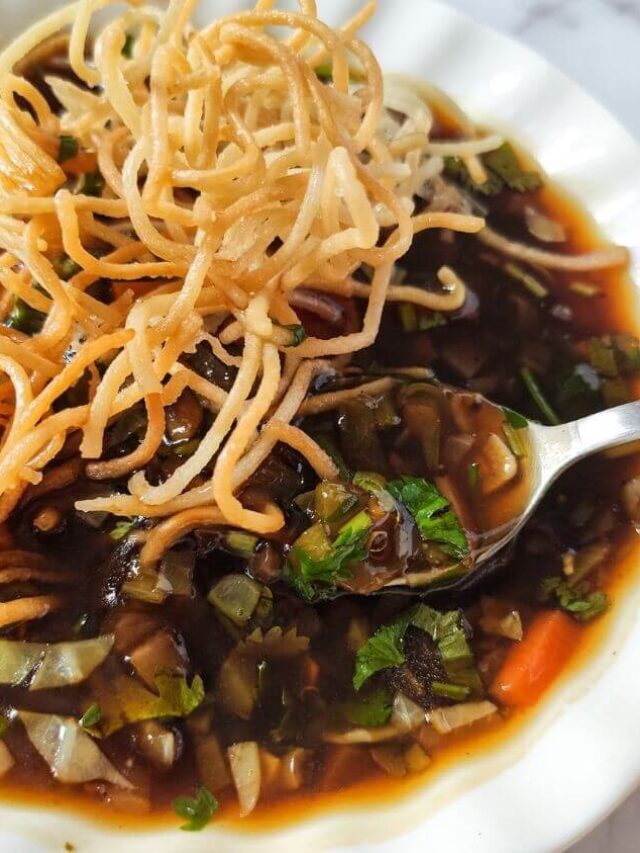 Manchow soup - Greenbowl2soul