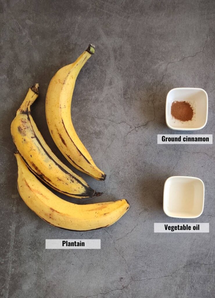 Baked plantain