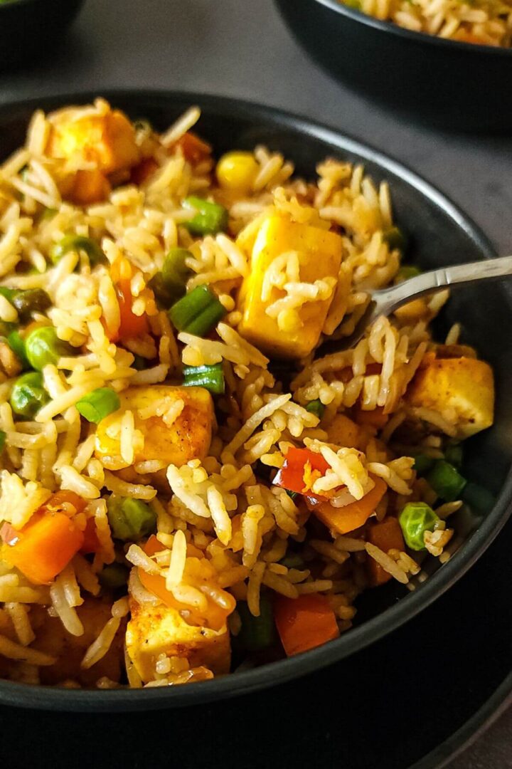 Paneer fried rice