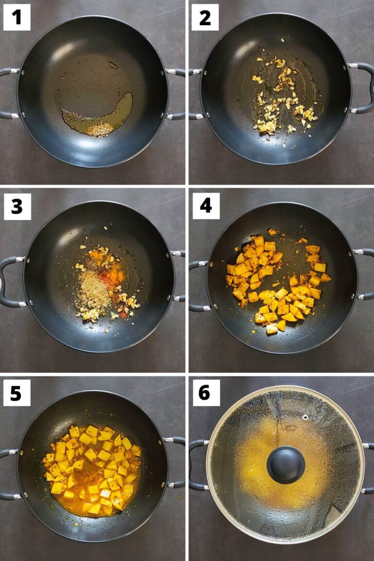 Aloo patta gobhi (Indian-style cabbage with potatoes)