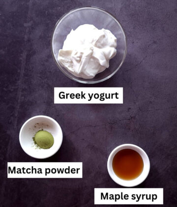 Matcha yogurt