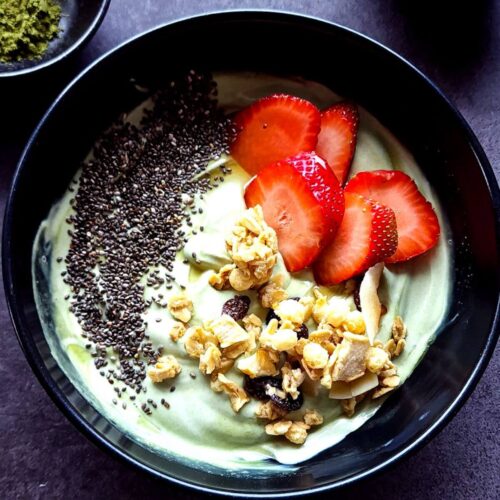 Matcha yogurt