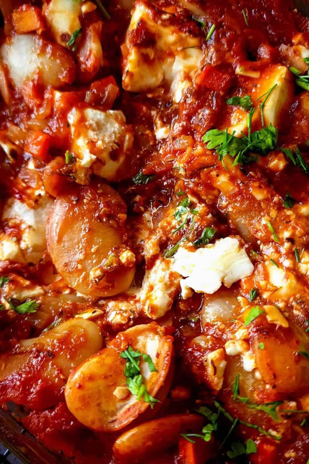 Greek baked lima beans casserole - Greenbowl2soul