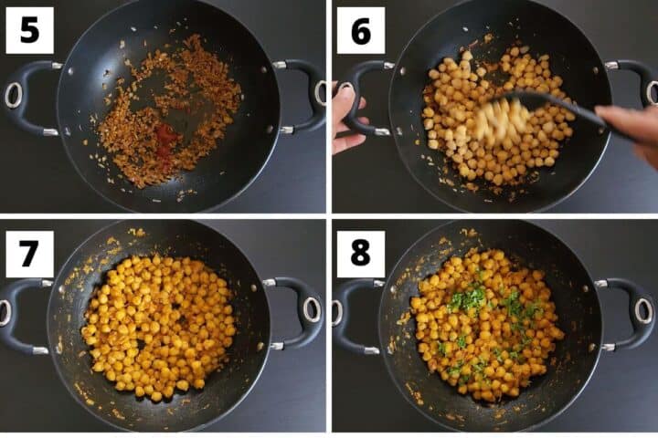 Easy sautéed chickpeas - Greenbowl2soul