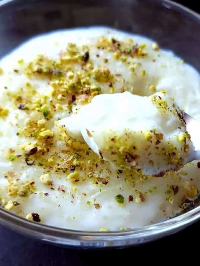 Lebanese rice pudding - Greenbowl2soul