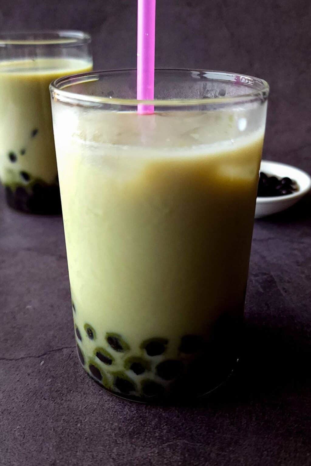 Matcha bubble tea