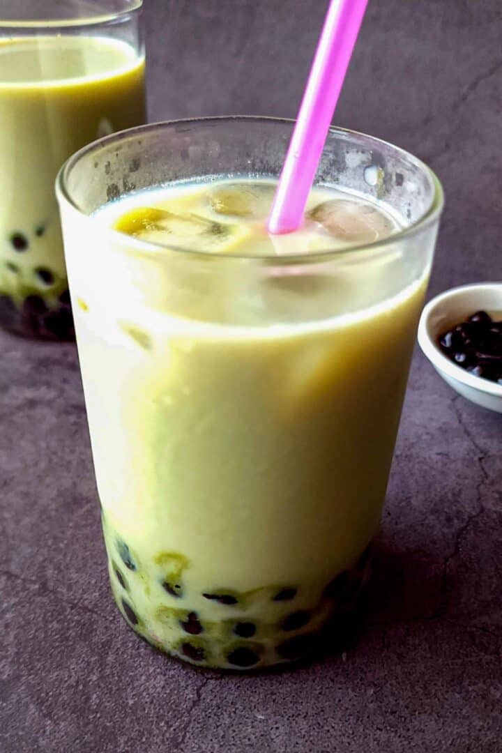 Matcha bubble tea