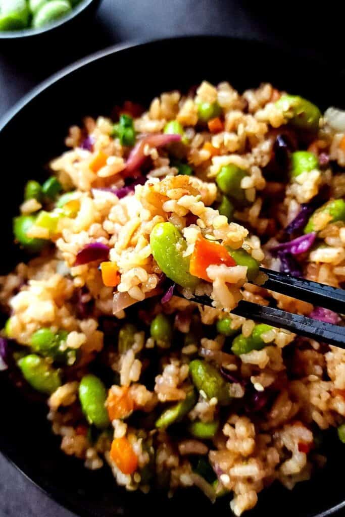 Edamame rice - Greenbowl2soul