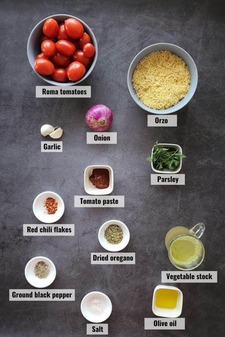 Greek tomato orzo(kritharaki) - Greenbowl2soul