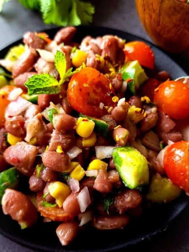 Kidney bean salad - Greenbowl2soul