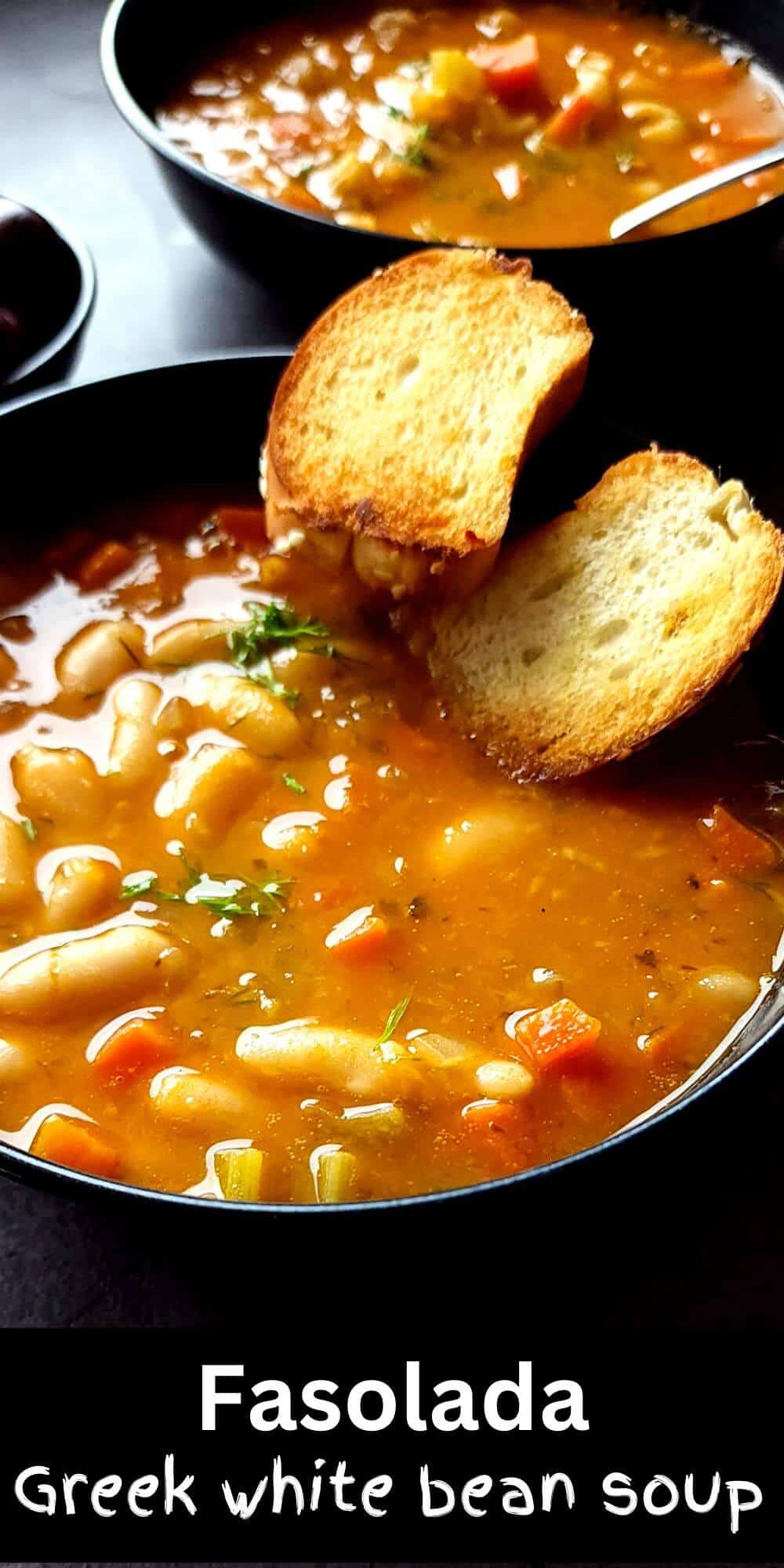 Fasolada-Greek white bean soup