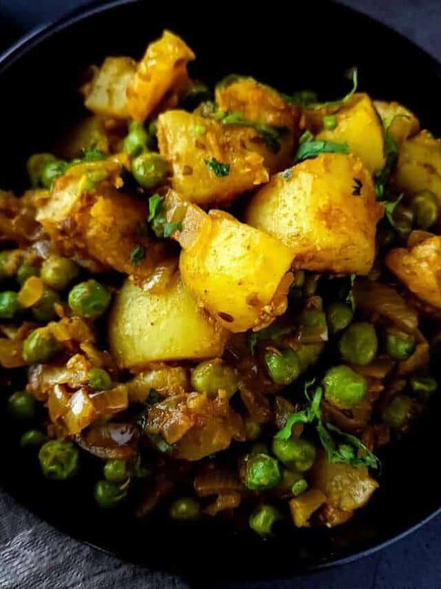 Easy aloo matar - Greenbowl2soul