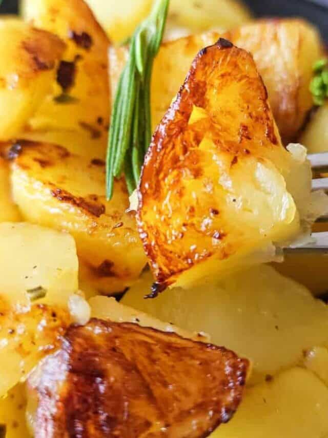 Sauteed potatoes with rosemary - Greenbowl2soul