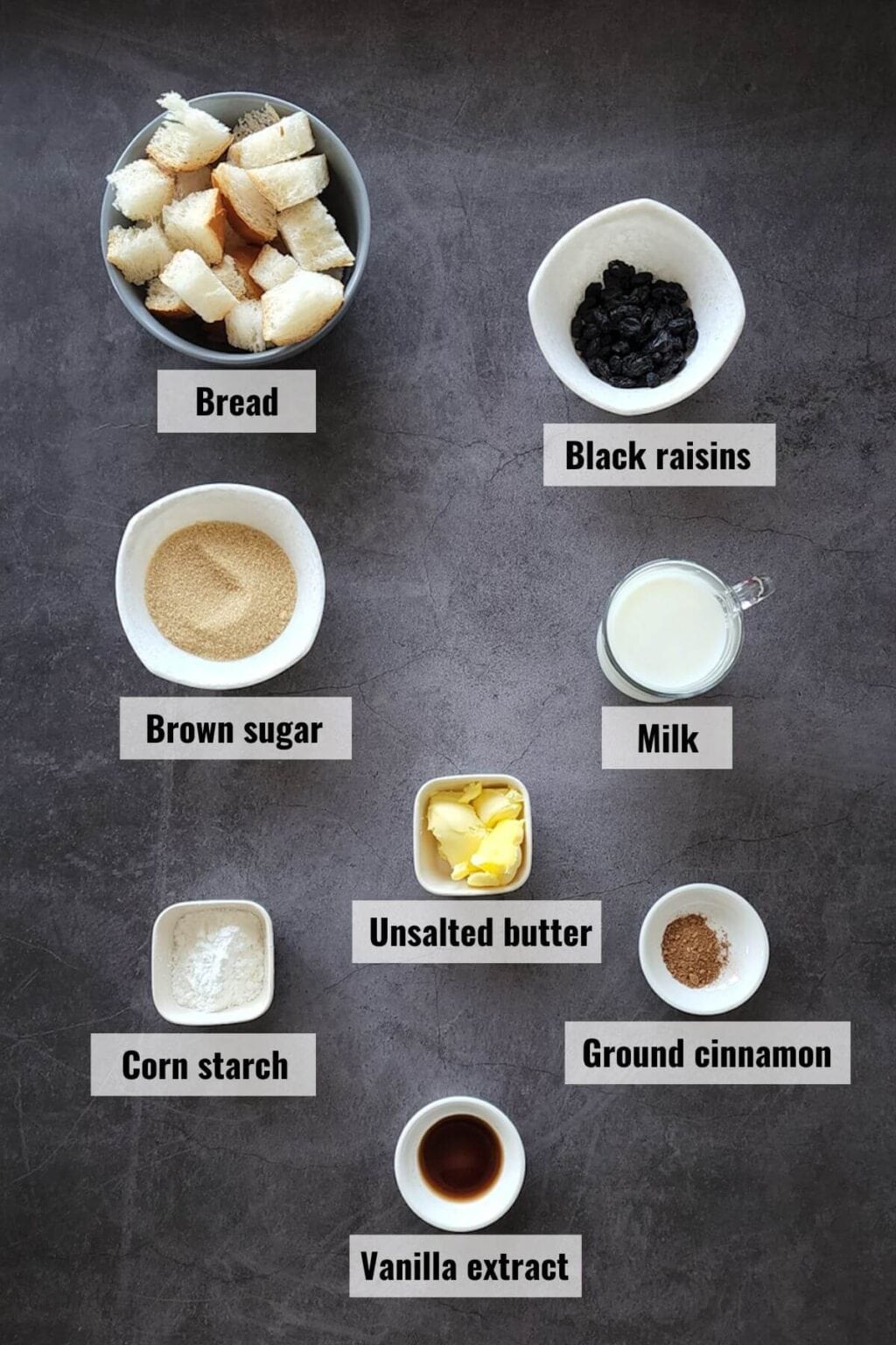 Easy eggless bread pudding - Greenbowl2soul
