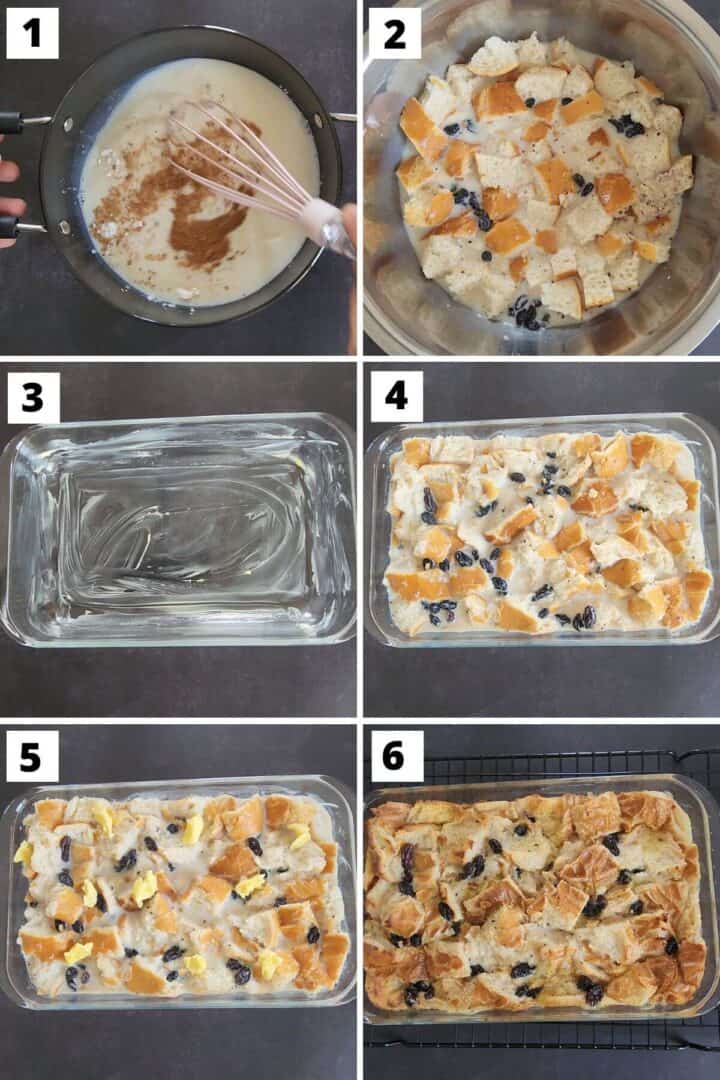 Easy eggless bread pudding - Greenbowl2soul