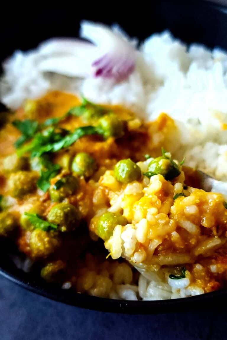 Indian green pea curry - Greenbowl2soul