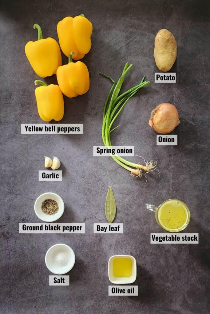 Yellow pepper soup - Greenbowl2soul