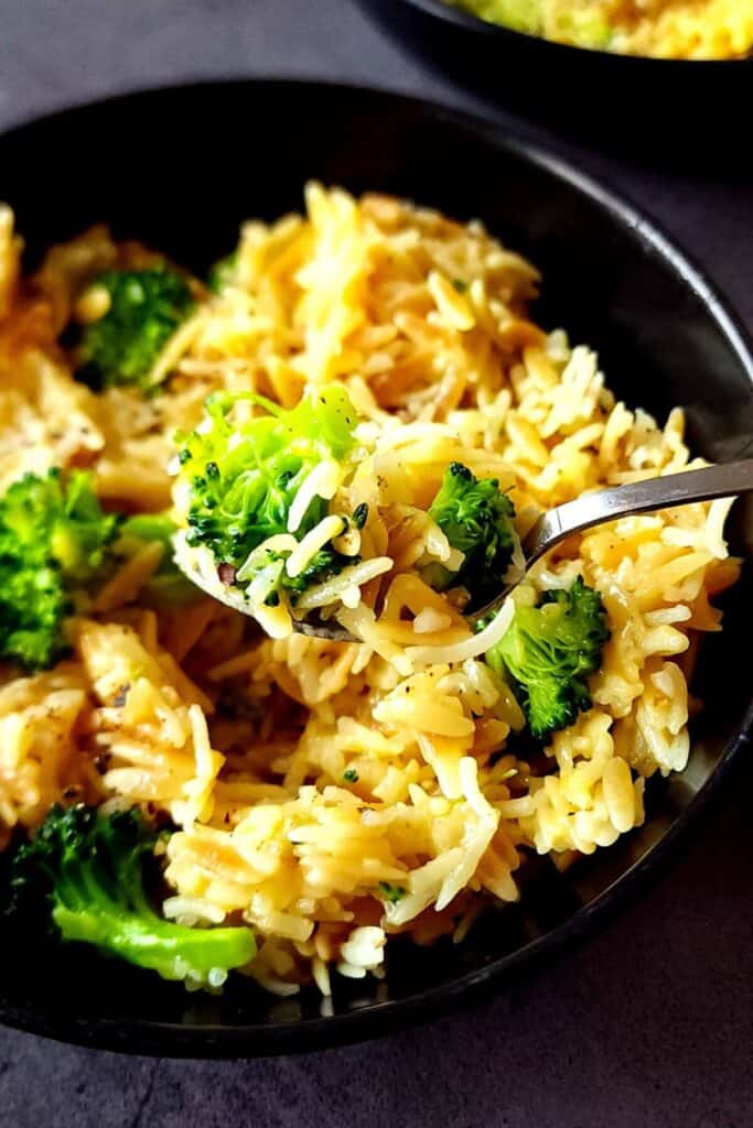 Broccoli au gratin rice a roni- Greenbowl2soul