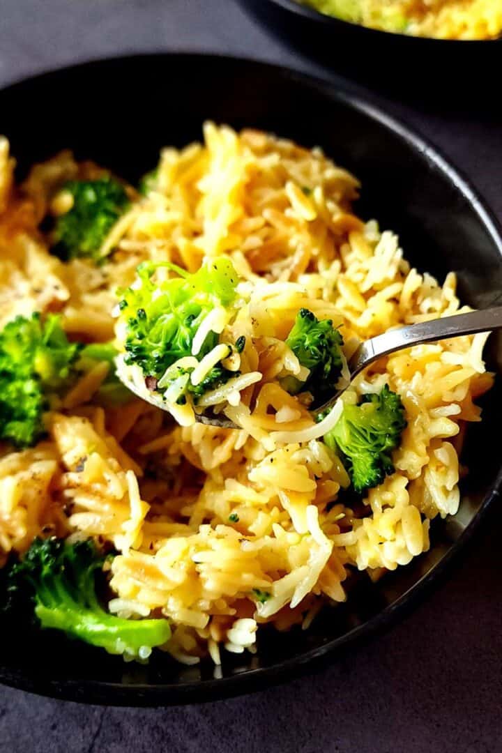 Broccoli au gratin rice a roni- Greenbowl2soul