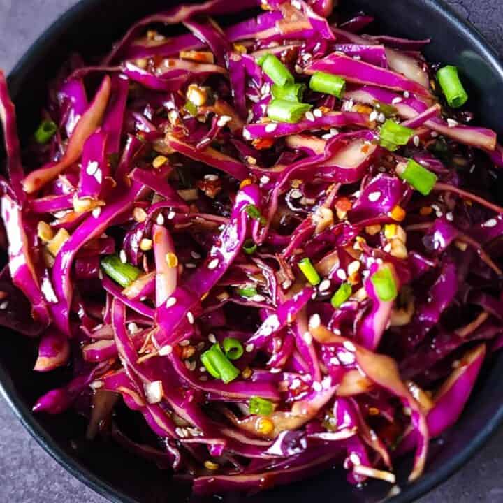 Turkish red cabbage salad - Greenbowl2soul