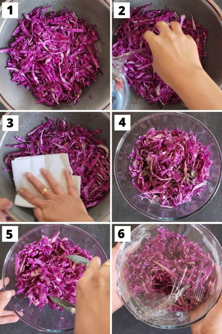 Turkish red cabbage salad - Greenbowl2soul